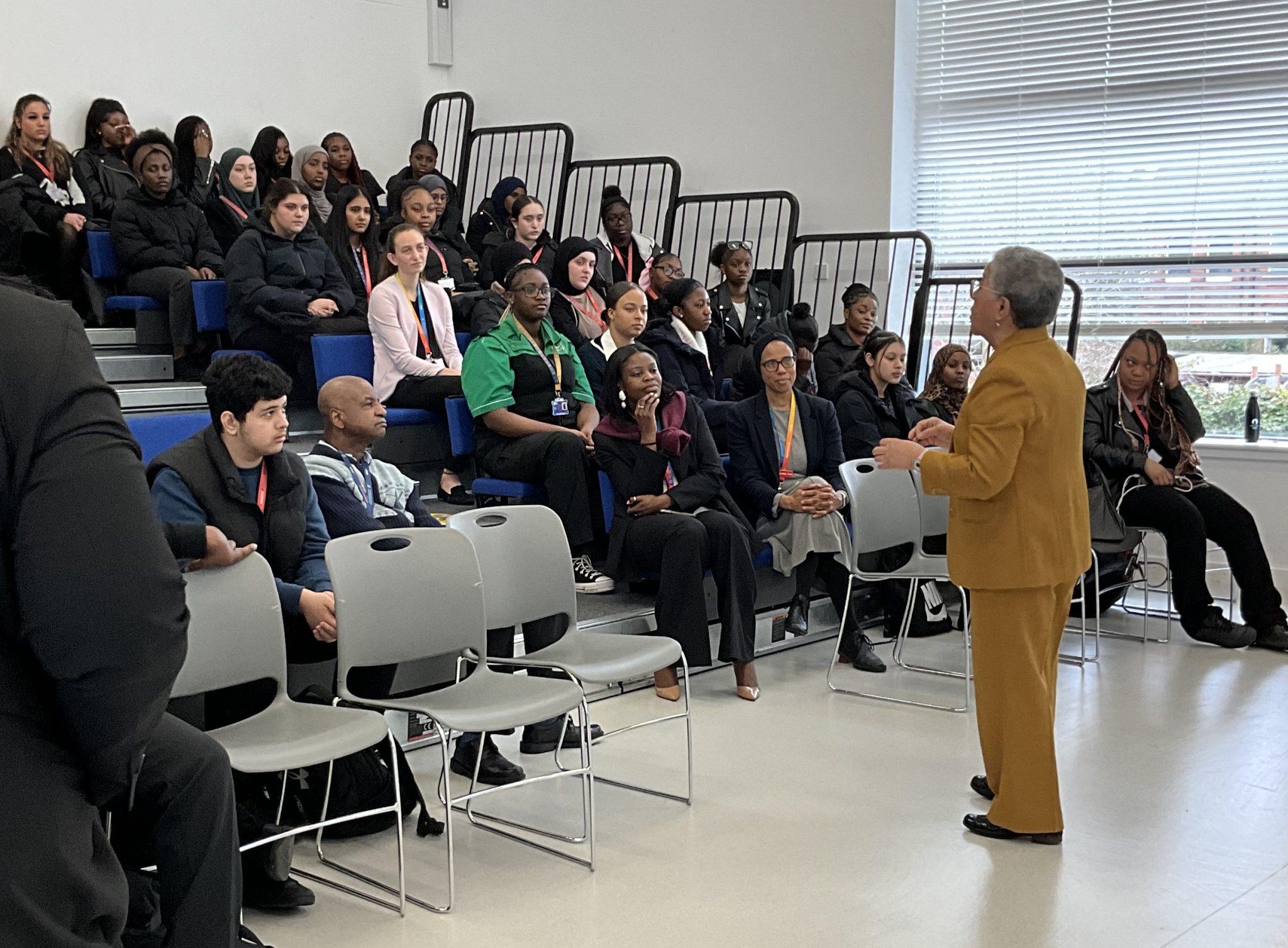 Dame Elizabeth Anionwu visit to SBU Sixth - South Bank University Sixth ...